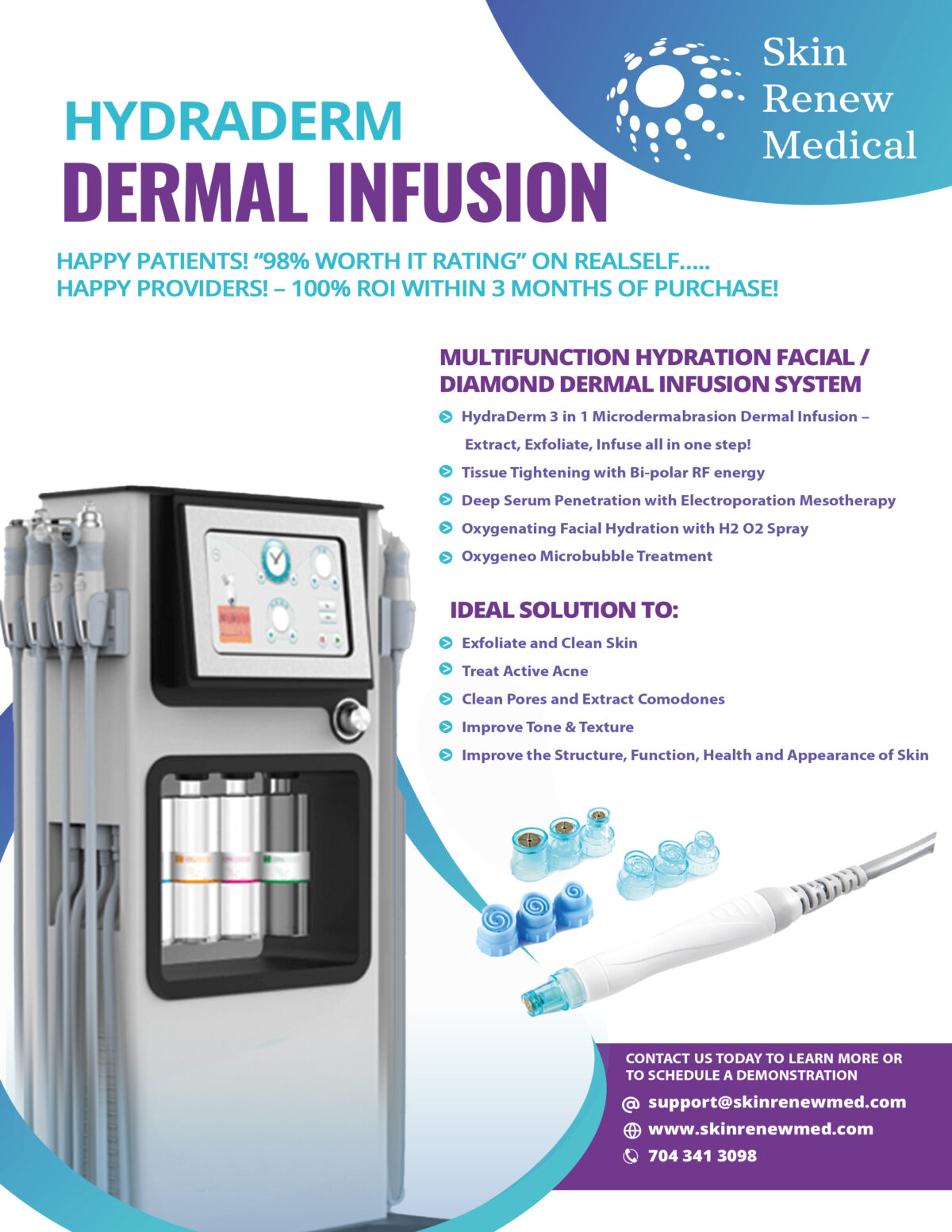 HydraDerm Diamond Dermal Infusion – Skin Renew Medical