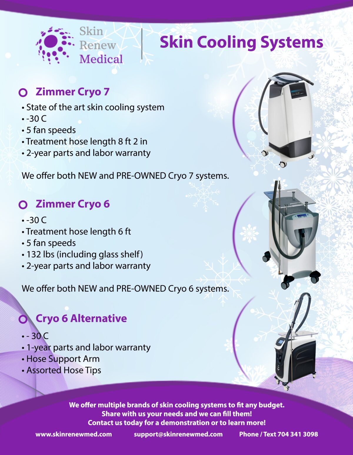 Skin Cooling Systems – Skin Renew Medical